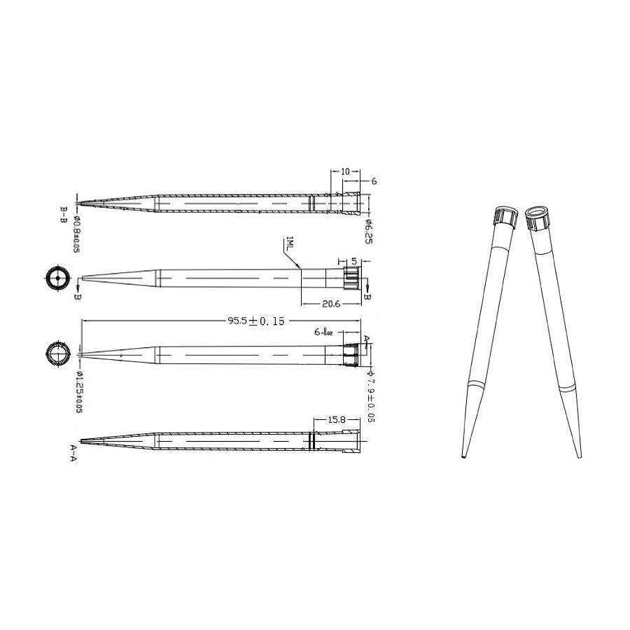 Hamilton Dna Rna Free Conductive Filer Pipette Tip - Hangzhou Puretest ...